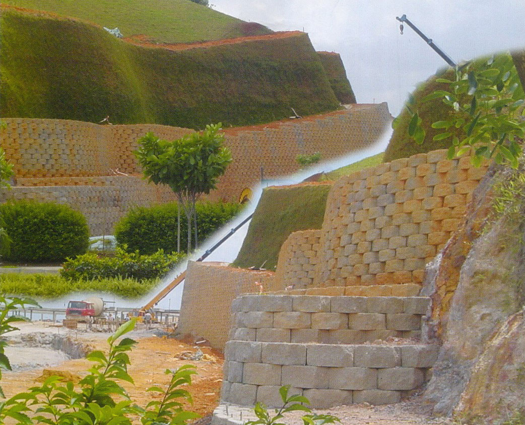 Reinforced Steep Slope